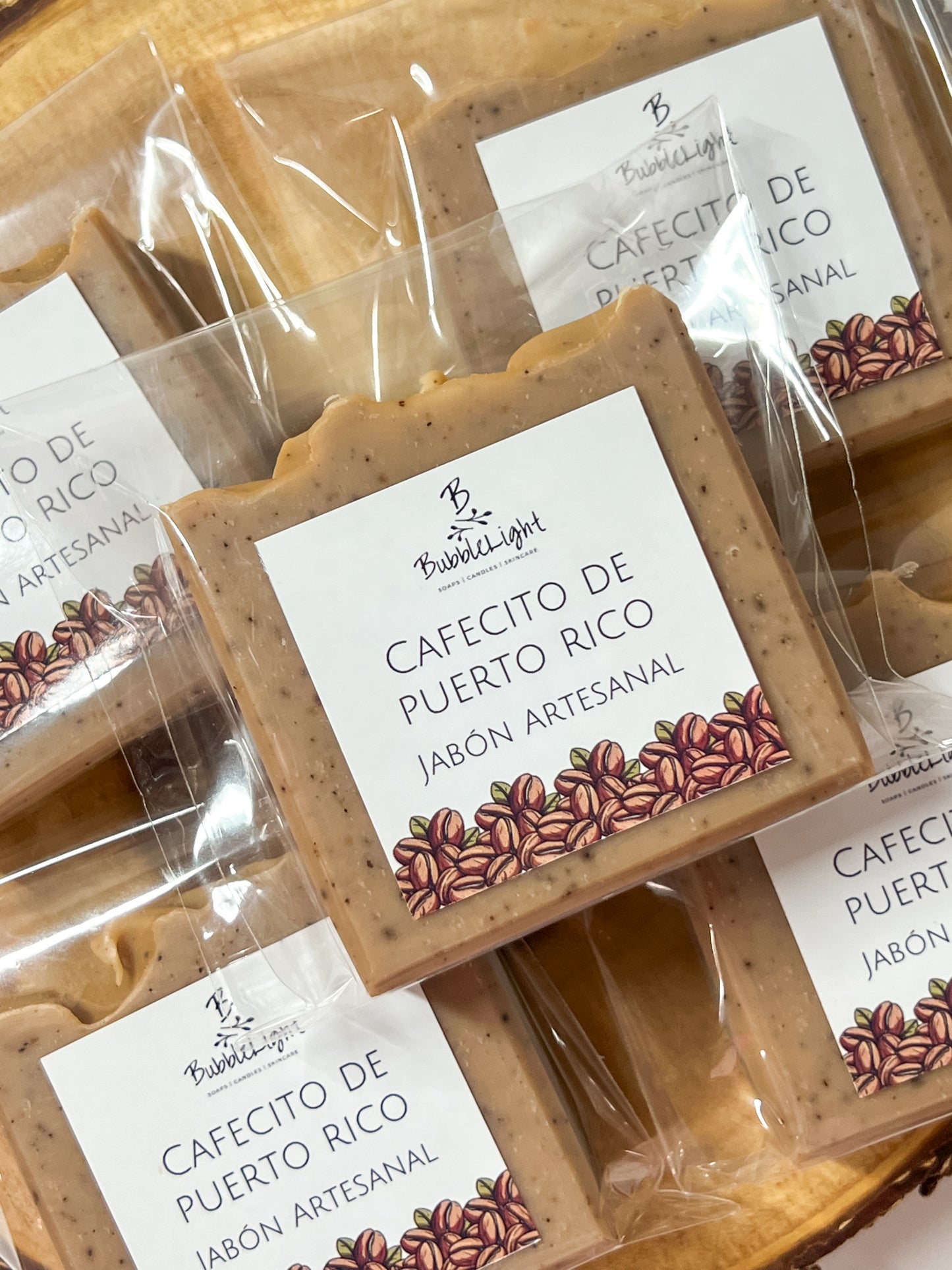 Jabón Artesanal Cafecito de Puerto Rico – BubbleLight